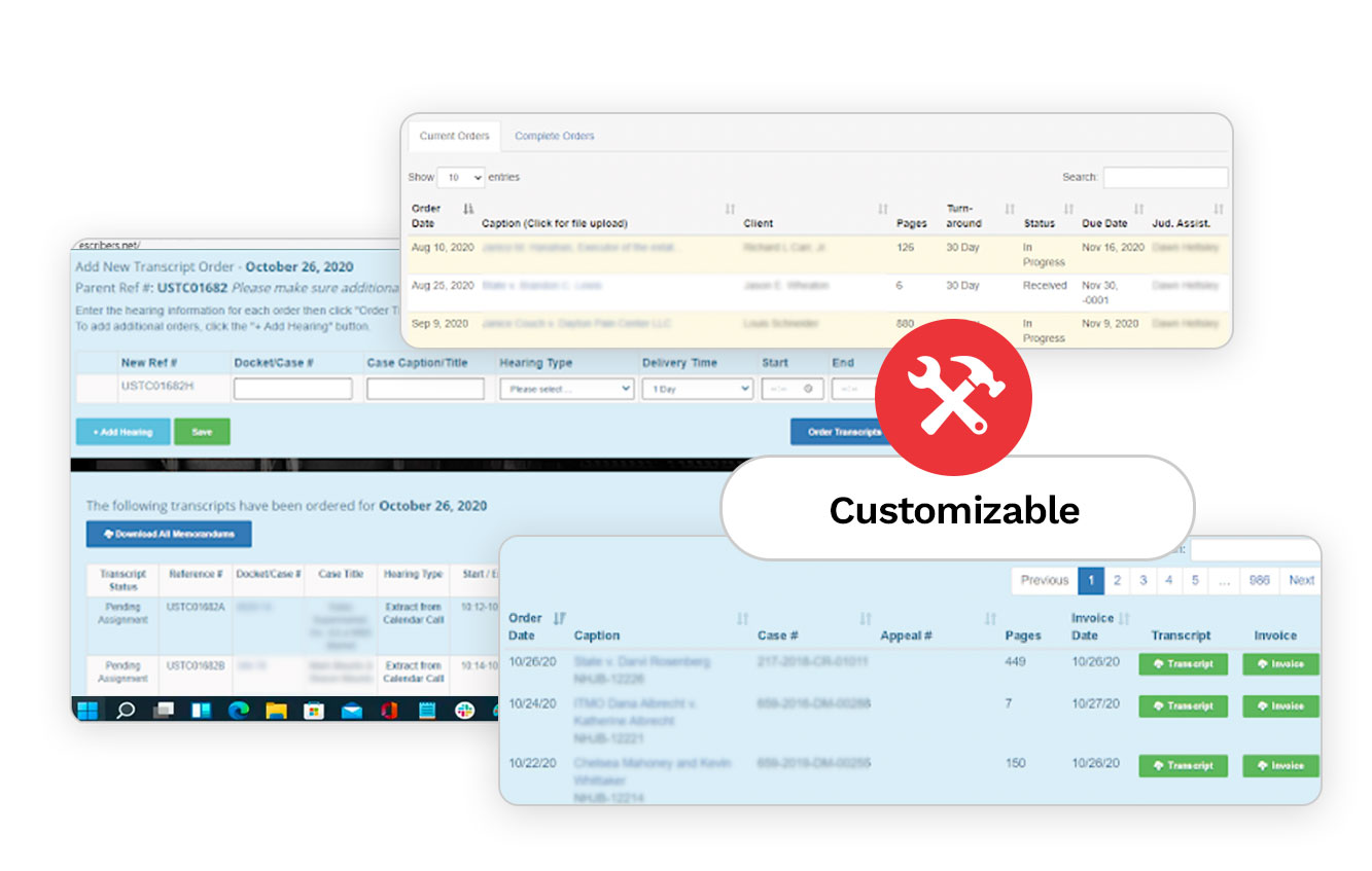 Transcription and Reporting – eScribers